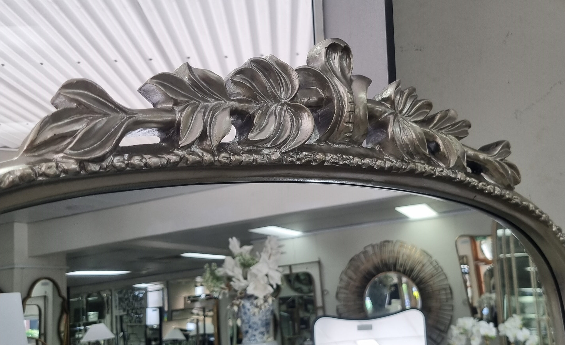 Blacksmith Bright Silver Leaner – Reflect Mirrors