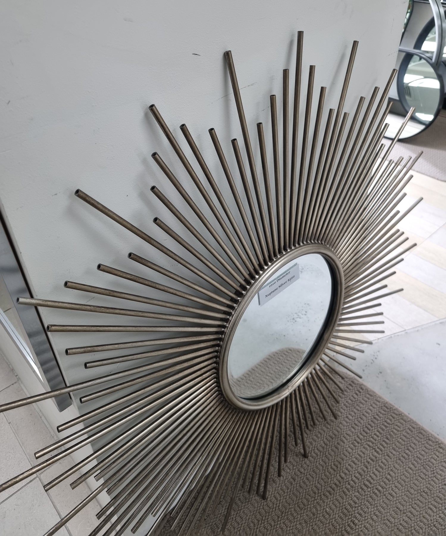 Neptune Antique Silver | Reflect Mirrors