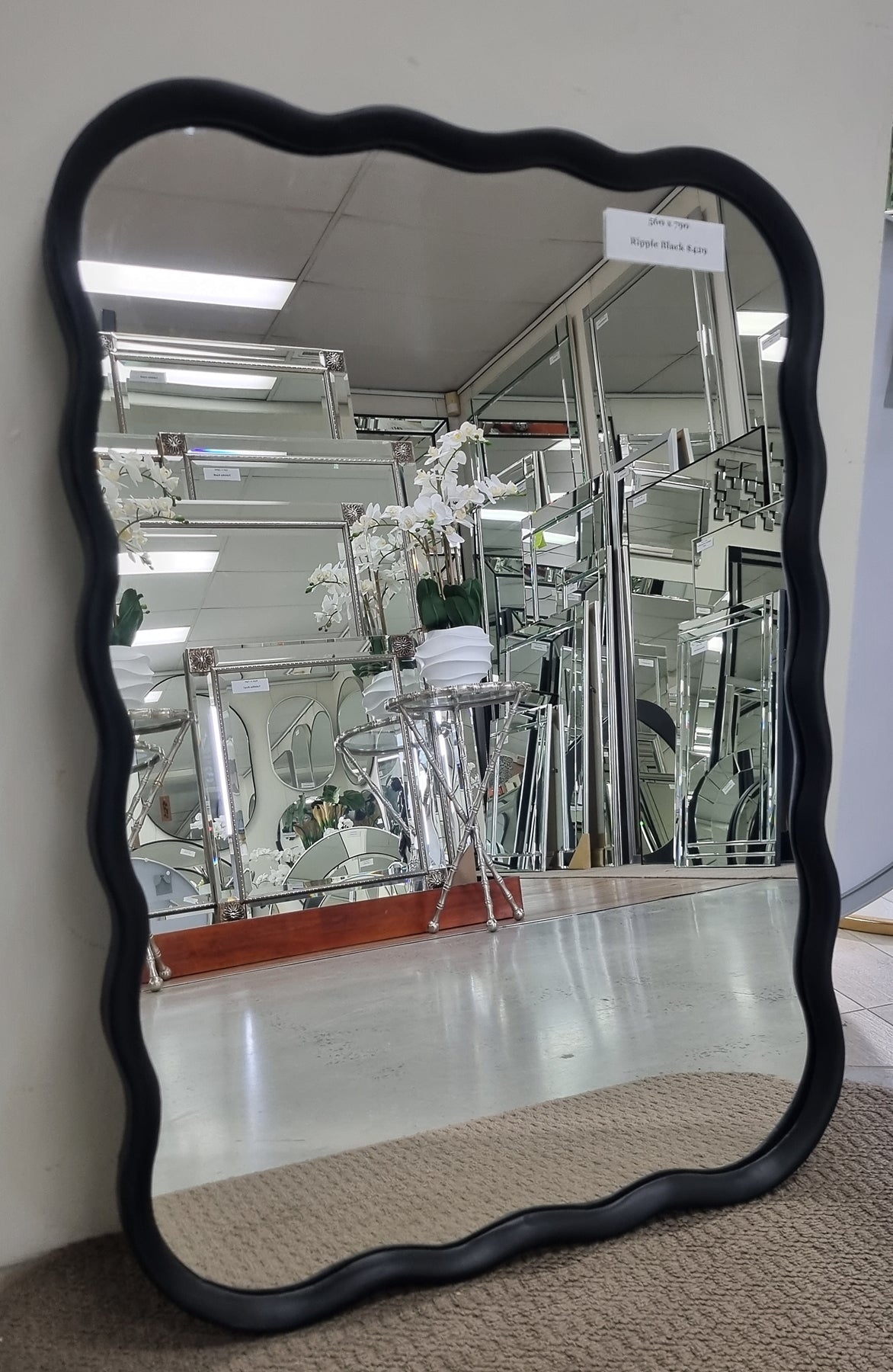 Ripple Black | Reflect Mirrors